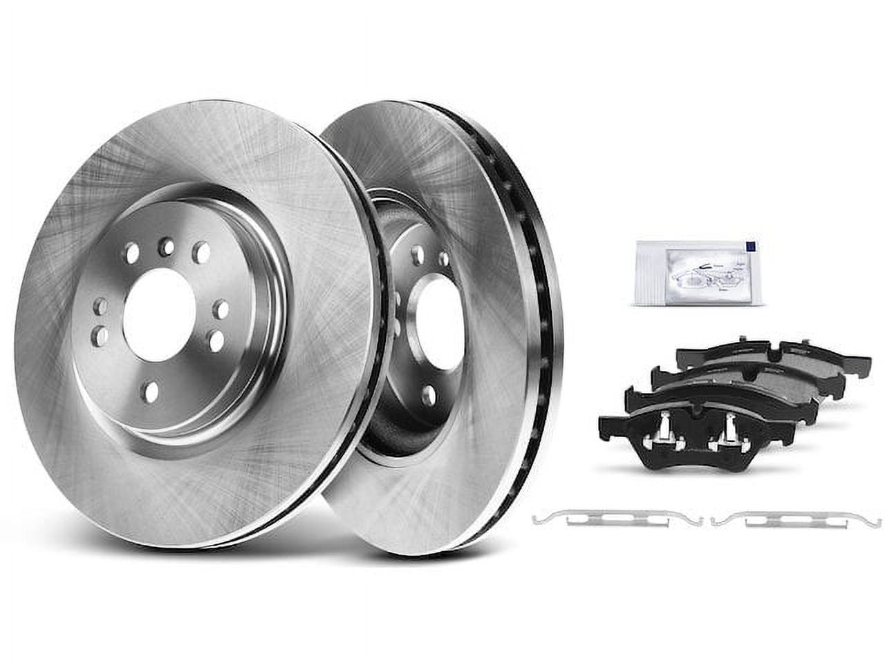 Front Brake Pad and Rotor Kit 6 - Compatible with 2008 - 2011 Mercedes ...