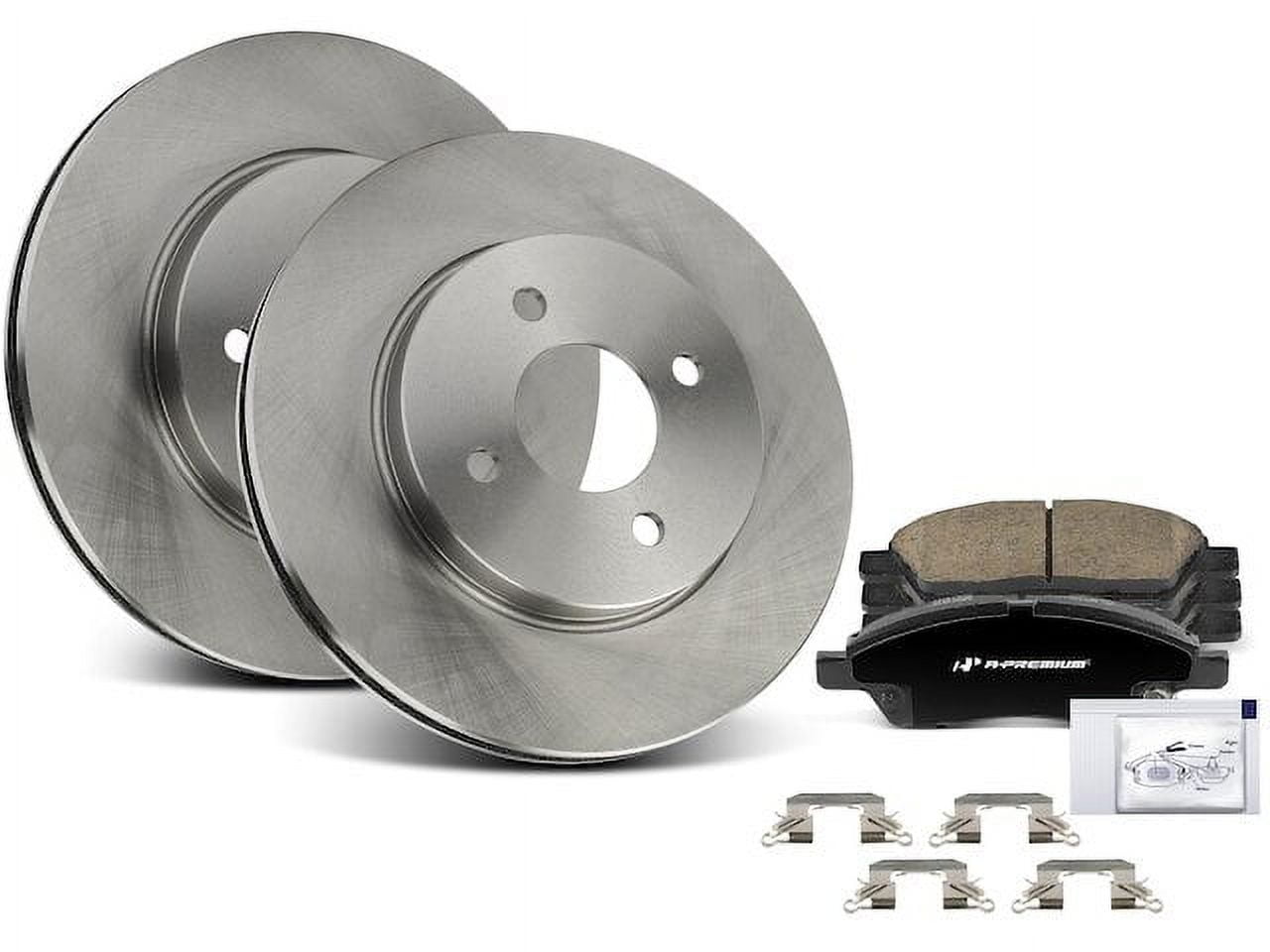 Front Brake Pad and Rotor Kit 6 - Compatible with 2012 - 2019 Nissan ...