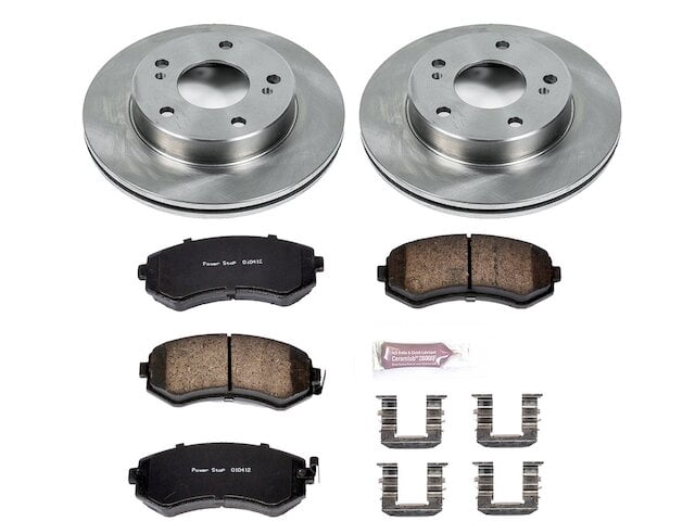 Front Brake Pad and Rotor Kit - Compatible with 1994 - 1996 Nissan ...