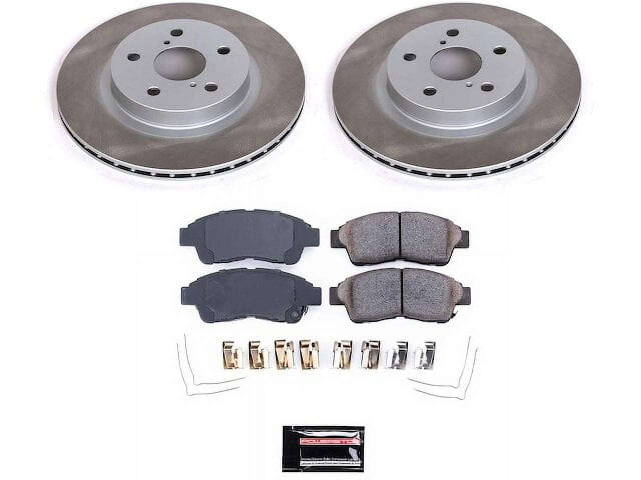 Front Brake Pad and Rotor Kit - Compatible with 1996 - 2003 Toyota RAV4 ...