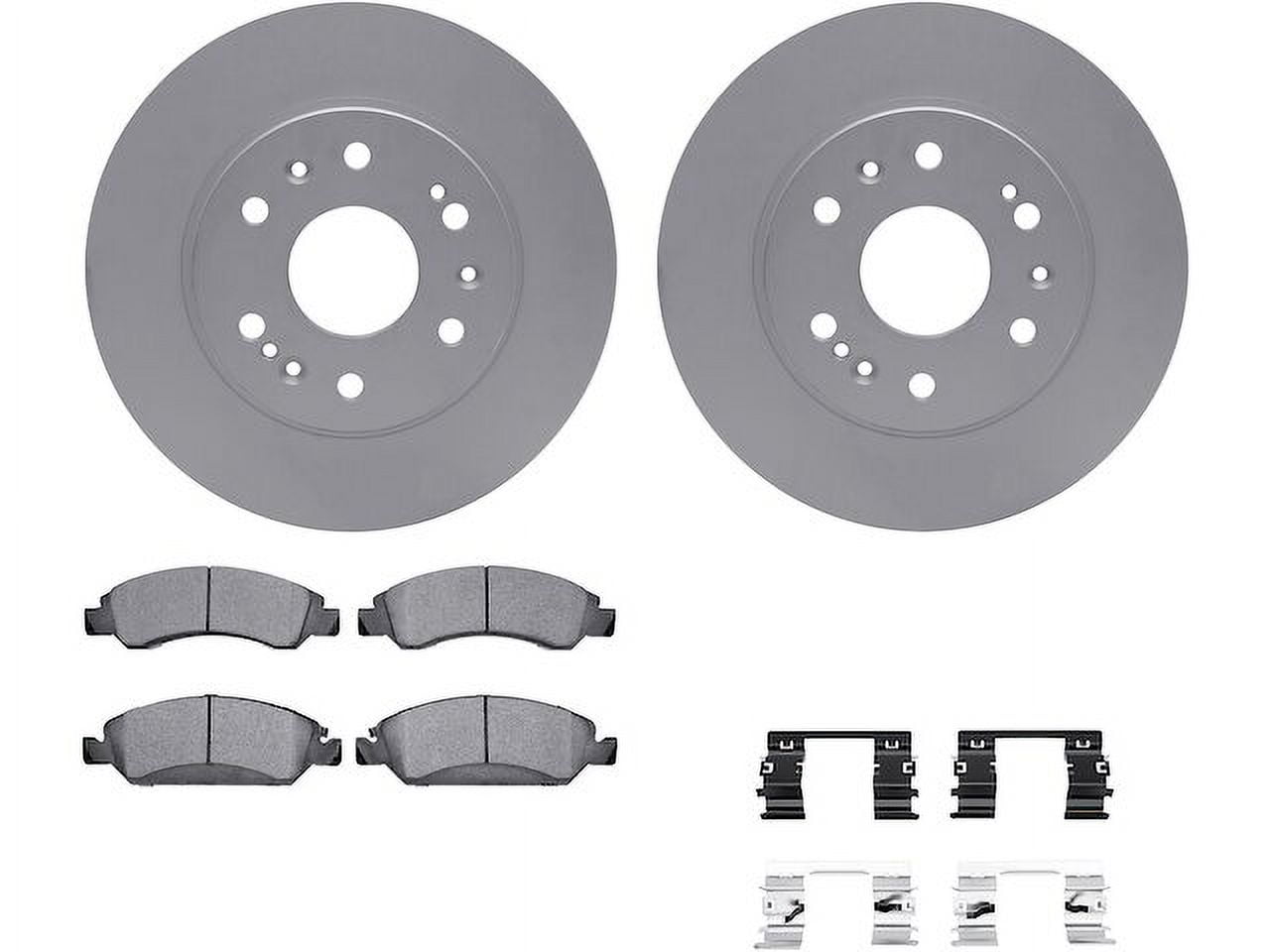 Front Brake Pad and Rotor Kit - Compatible with 2005 - 2018 Chevrolet ...