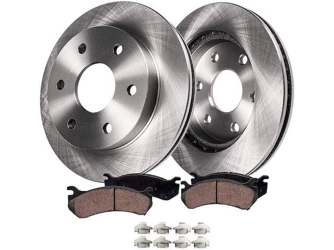 Front Brake Pad and Rotor Kit - Compatible with 2005 - 2021 Toyota ...