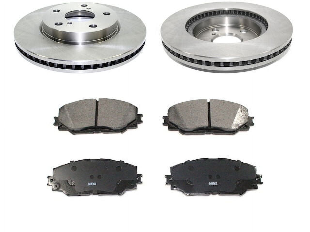 Toyota RAV4 Front Brake Pad and Rotor Kit - Compatible with 2006 - 2018 ...