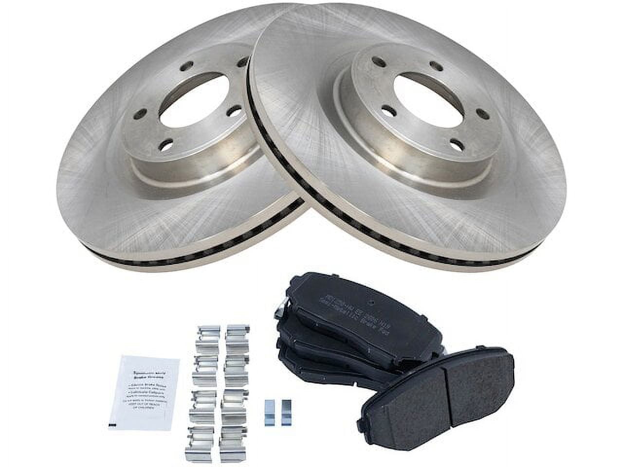 Front Brake Pad and Rotor Kit - Compatible with 2007 - 2014 Ford Edge ...