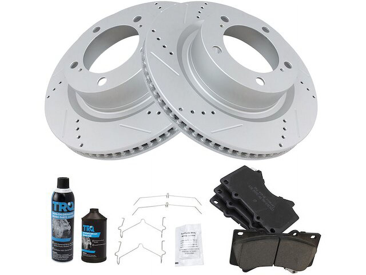 Front Brake Pad and Rotor Kit - Compatible with 2007 - 2021 Toyota ...