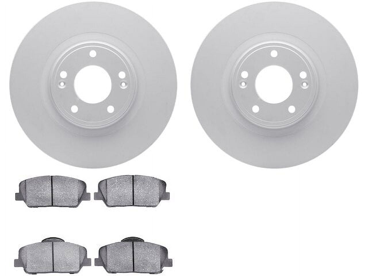 Front Brake Pad and Rotor Kit - Compatible with 2010 - 2016 Hyundai ...