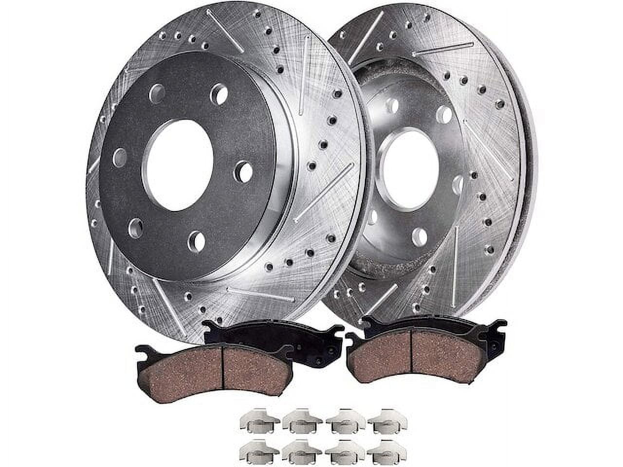 Front Brake Pad and Rotor Kit - Compatible with 2010 - 2020 Ford F-150 ...