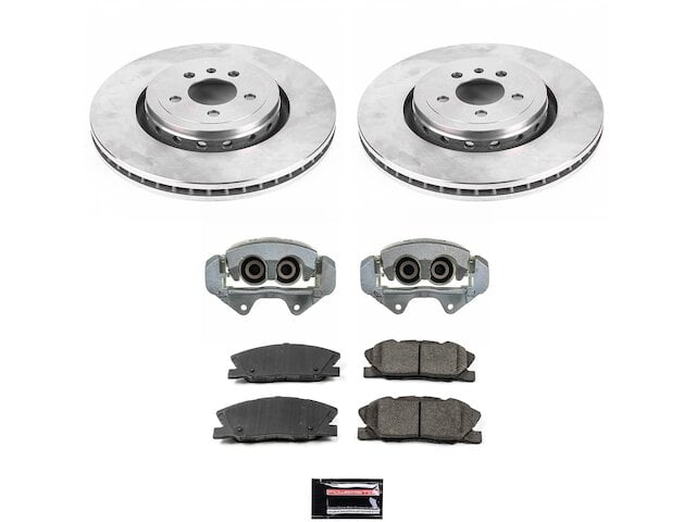 Front Brake Pad and Rotor Kit - Compatible with 2014 - 2023 Dodge ...