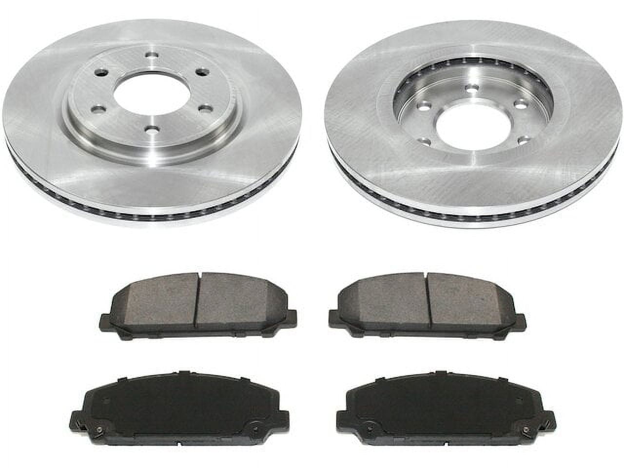 Front Brake Pad and Rotor Kit - Compatible with 2014 - 2023 INFINITI ...