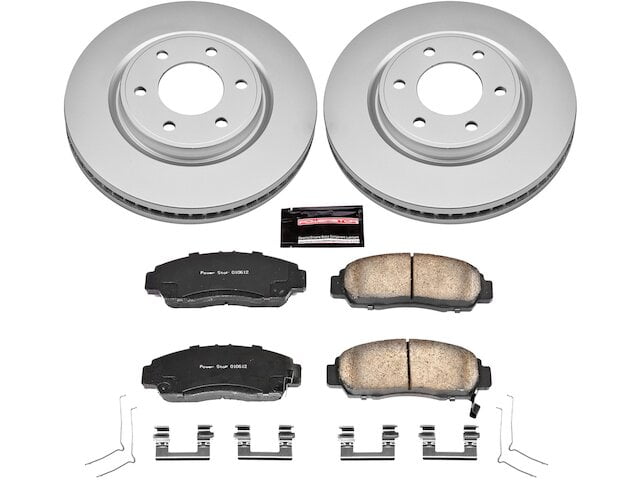 Front Brake Pad and Rotor Kit - Compatible with 2014 - 2024 INFINITI ...