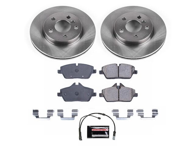 Front Brake Pad and Rotor Kit - Compatible with 2014 - 2024 Mini Cooper ...