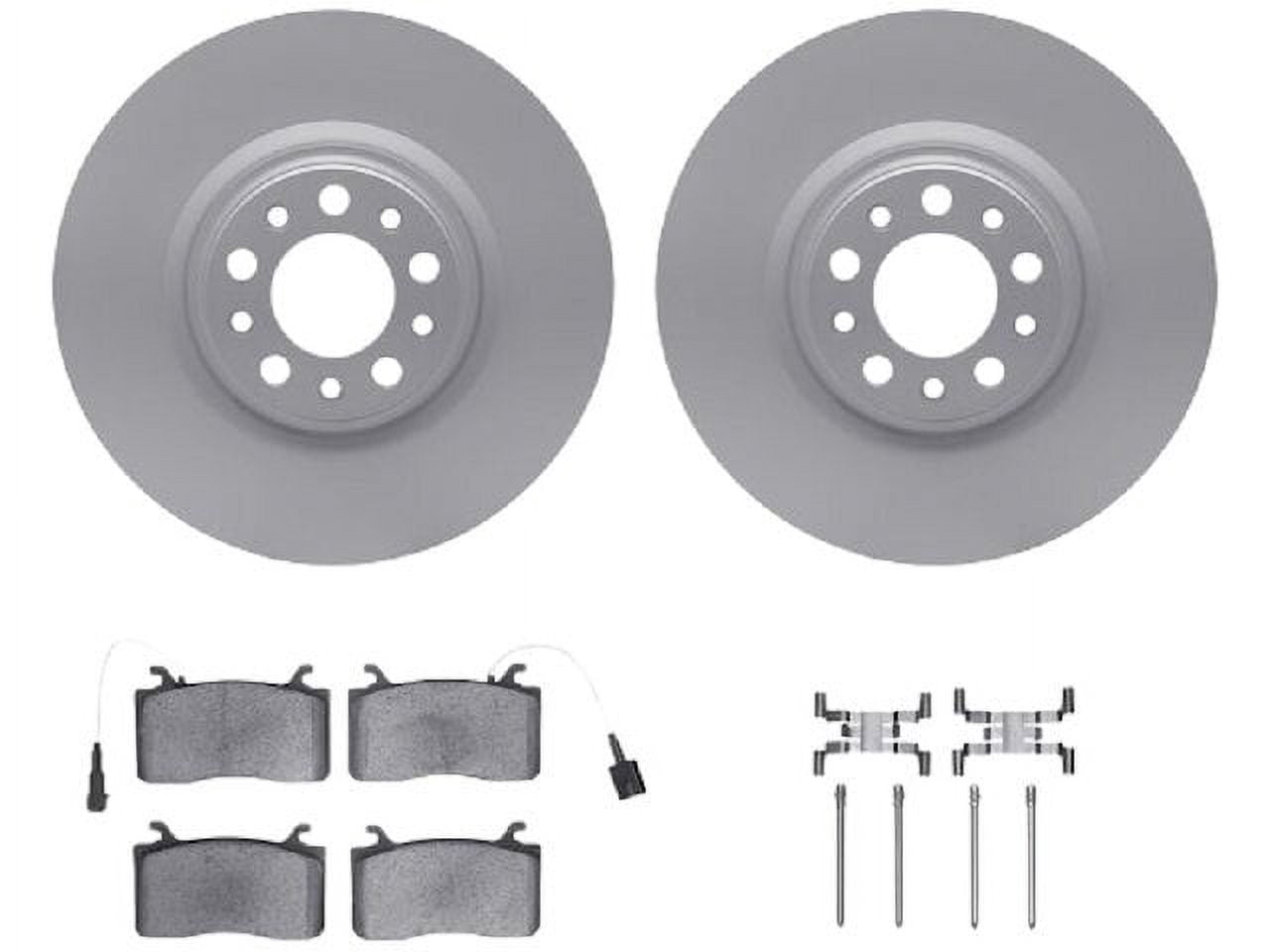 Front Brake Pad and Rotor Kit - Compatible with 2017 - 2024 Alfa Romeo ...