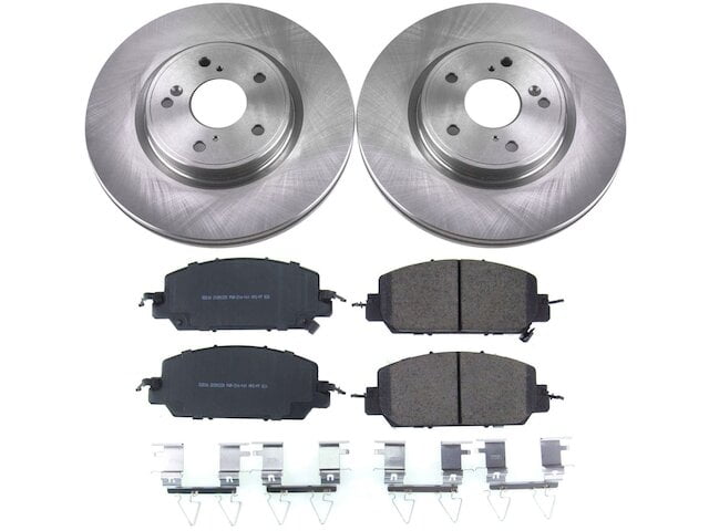 Front Brake Pad and Rotor Kit - Compatible with 2017 - 2025 Honda CR-V ...