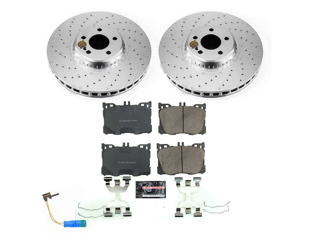 Front Brake Pad and Rotor Kit - Compatible with 2019 - 2023 Mercedes ...