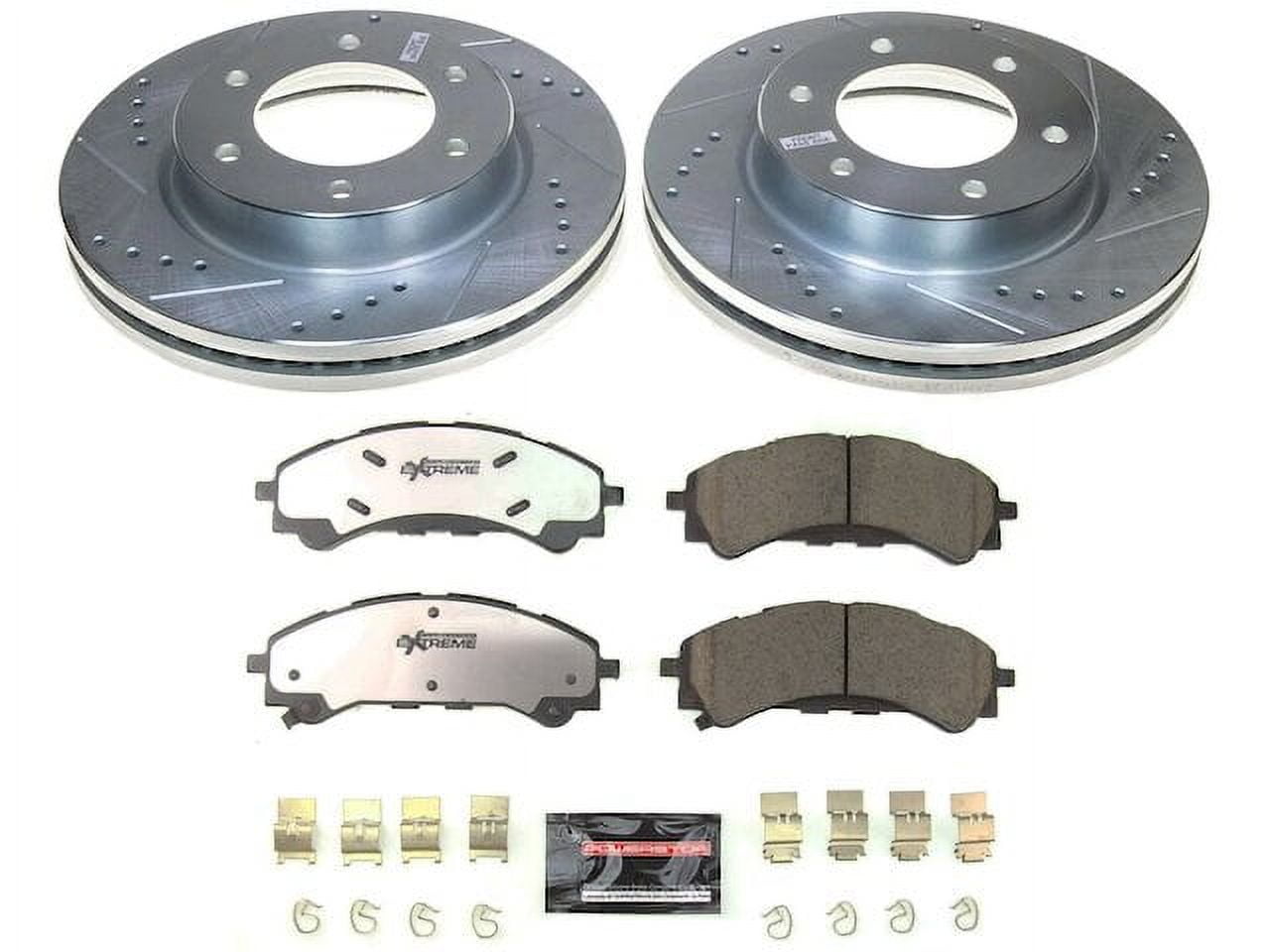 Front Brake Pad and Rotor Kit - Compatible with 2019 - 2024 Ford Ranger ...