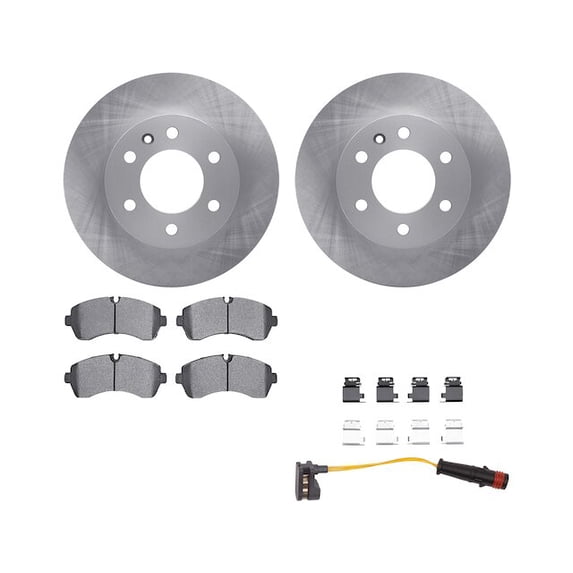 Front Brake Pad and Rotor Kit - Compatible with 2019 - 2024 Mercedes ...