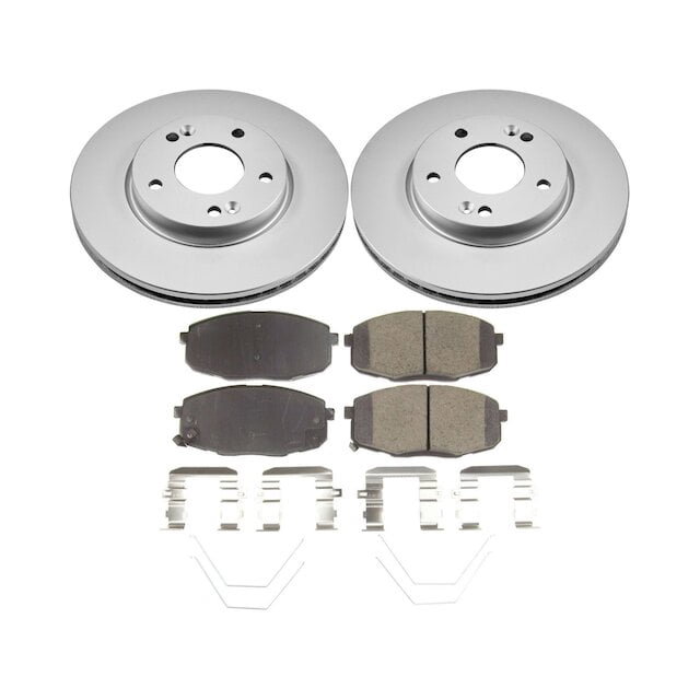 Front Brake Pad and Rotor Kit - Compatible with 2021 - 2023 Kia Seltos ...