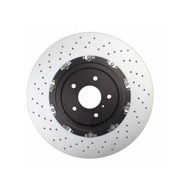 Front Brake Rotor - Compatible with 2012 - 2021 Nissan GT-R 2013 2014 ...