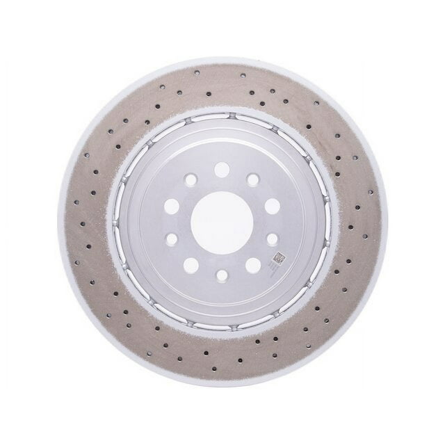 Front Brake Rotor - Compatible with 2014 - 2020 Maserati Ghibli with 6 ...