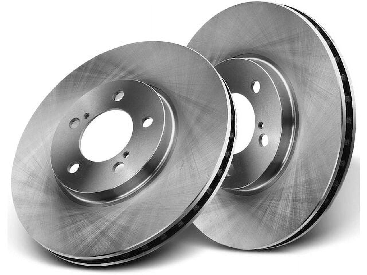 Front Brake Rotor Set 2 - Compatible with 1996 - 1999, 2001 - 2007 Ford ...