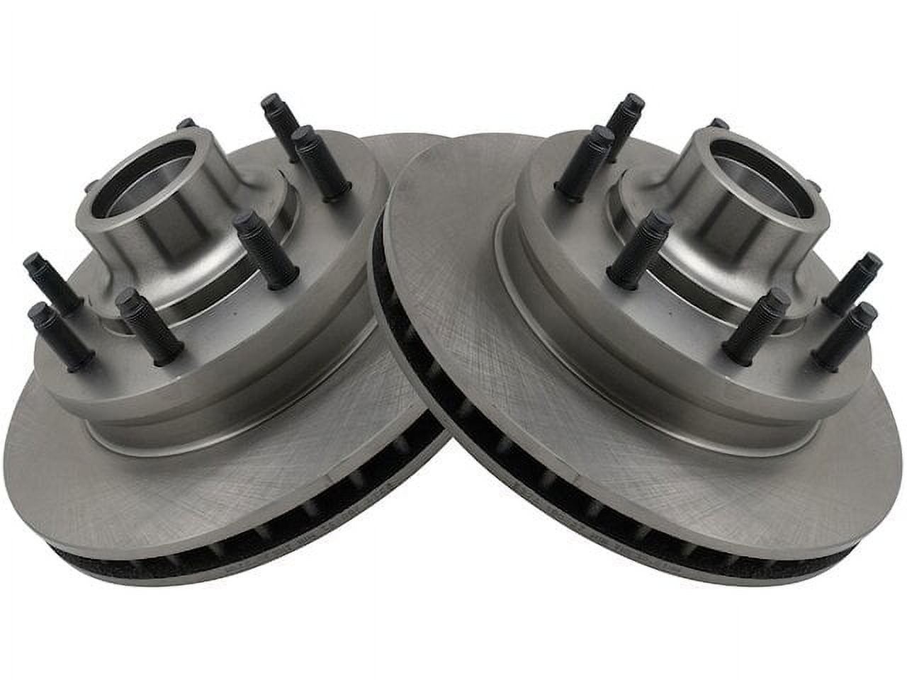 Front Brake Rotor Set 2 Piece - Compatible with 1994 - 1999 Dodge Ram ...