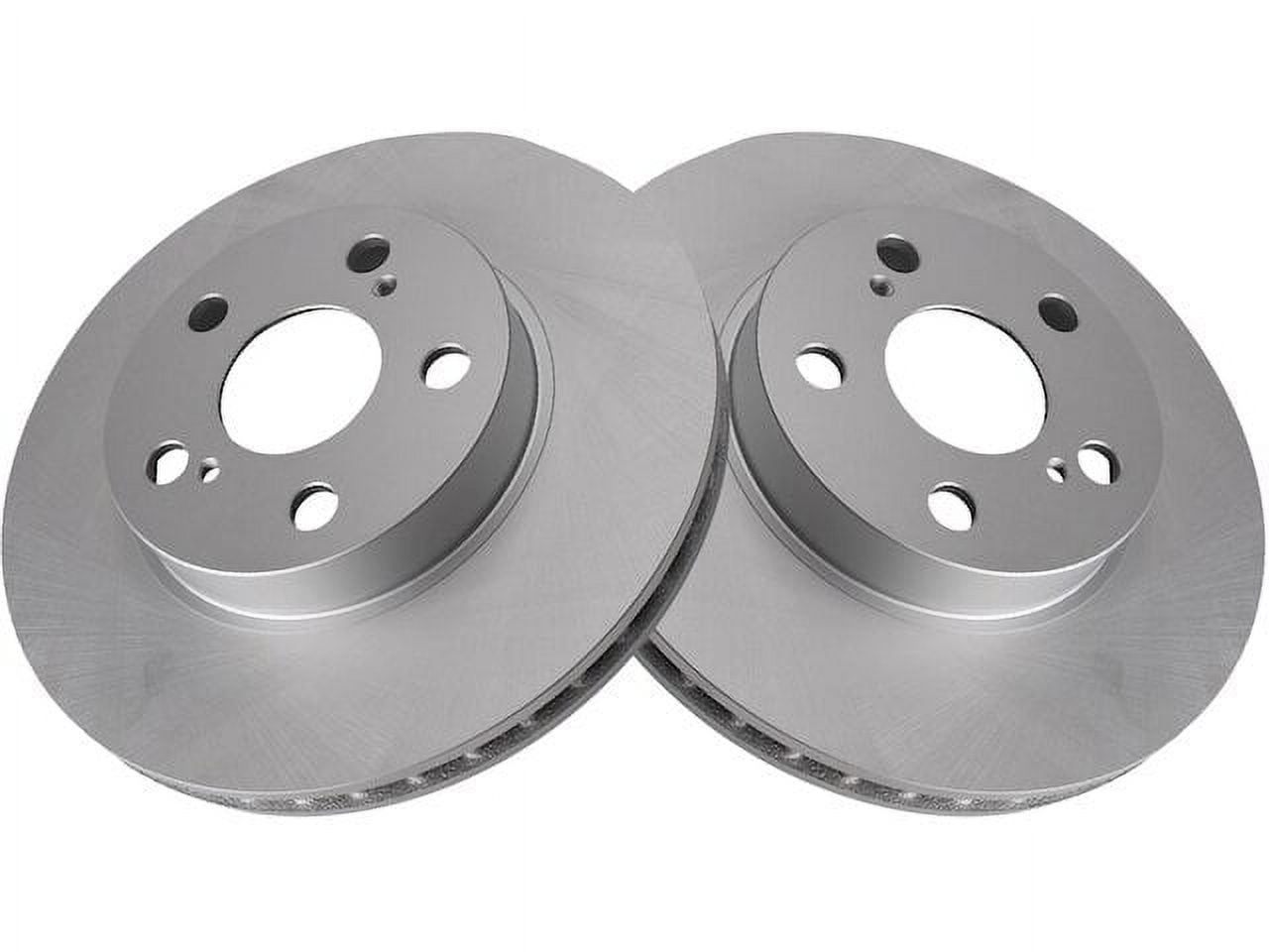 Front Brake Rotor Set 2 Piece - Compatible with 2004 - 2009 Toyota ...