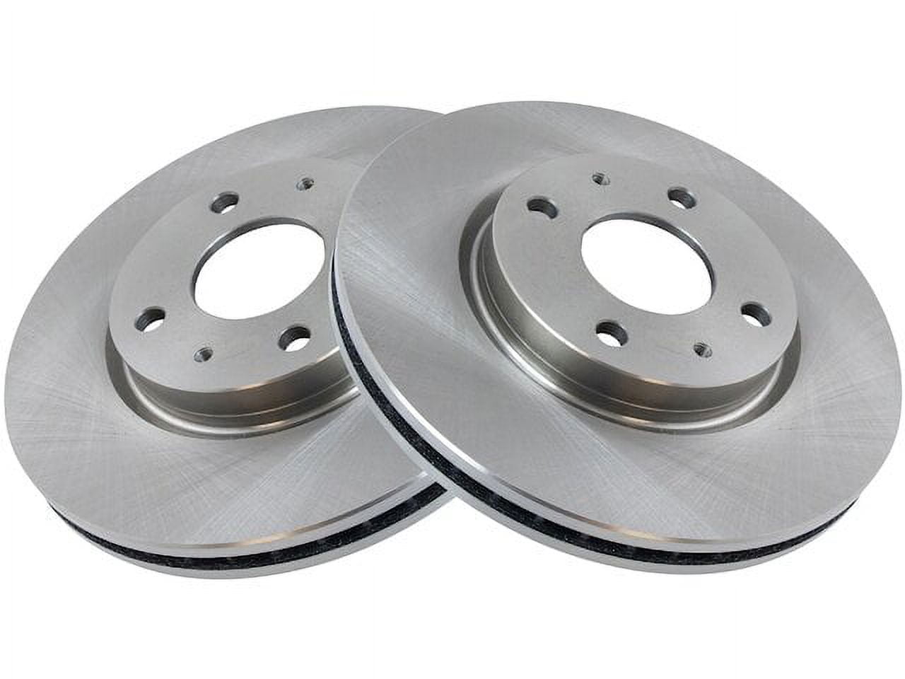 Front Brake Rotor Set 2 Piece - Compatible with 2008 - 2011 Ford Focus ...