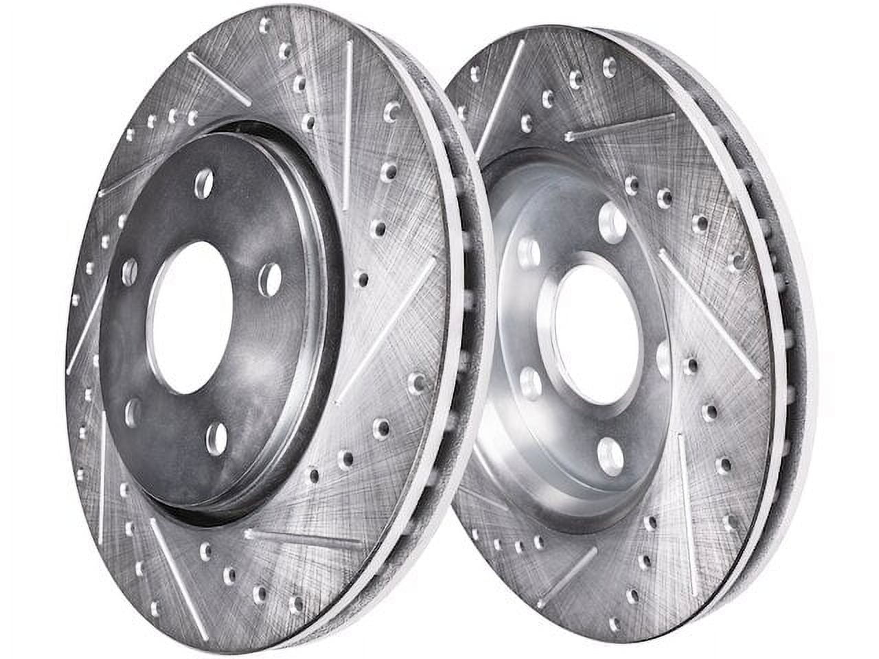 Front Brake Rotor Set - Compatible with 2002 - 2010 Dodge Ram 1500 2003 ...