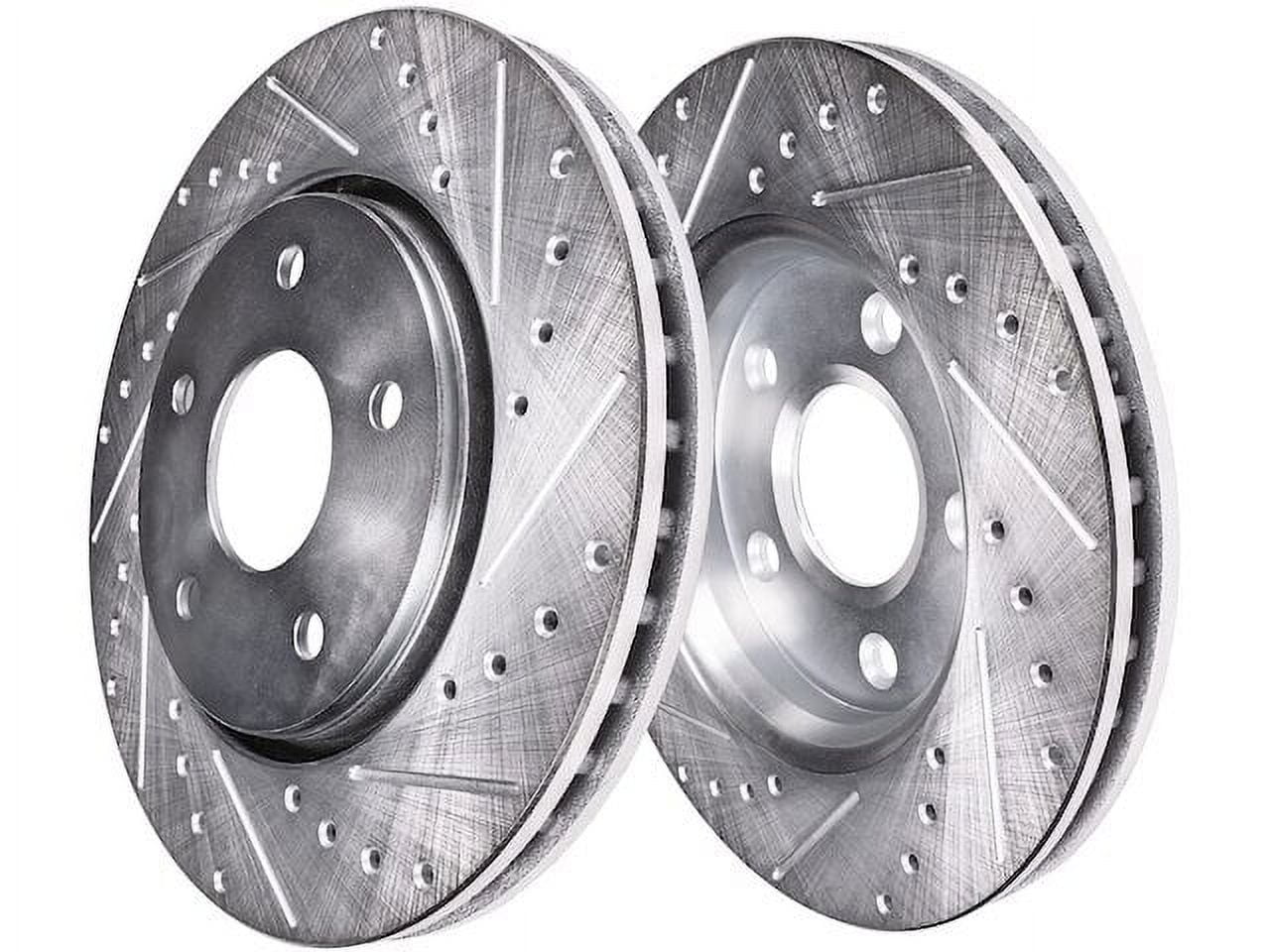 Front Brake Rotor Set - Compatible with 2004 - 2014, 2016 - 2019 Nissan ...