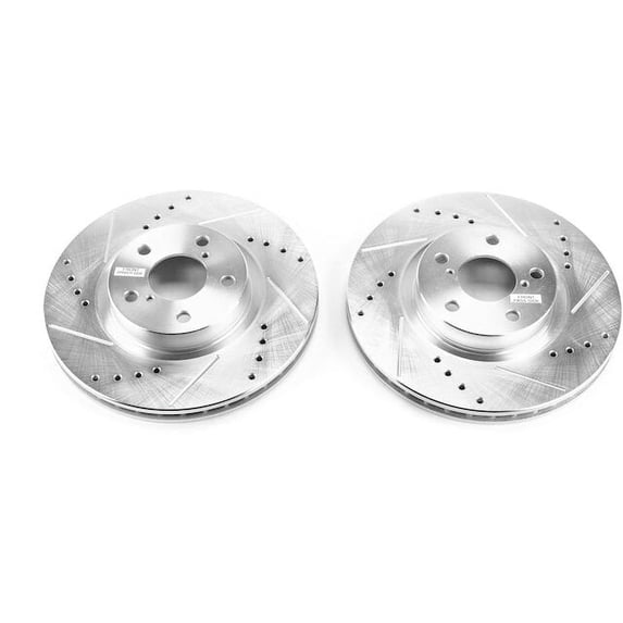 Front Brake Rotor Set - Compatible with 2017 - 2021 Subaru Impreza ...