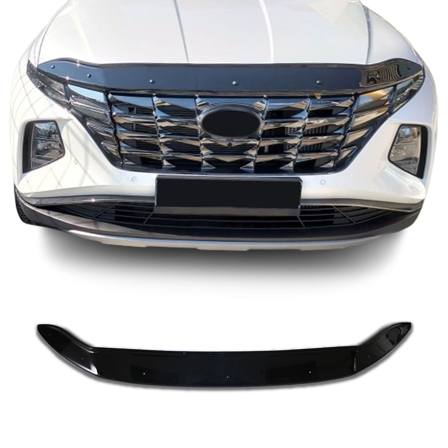 Front Bug Shield Hood Deflector Guard for Hyundai Tucson 2022-2025 ...