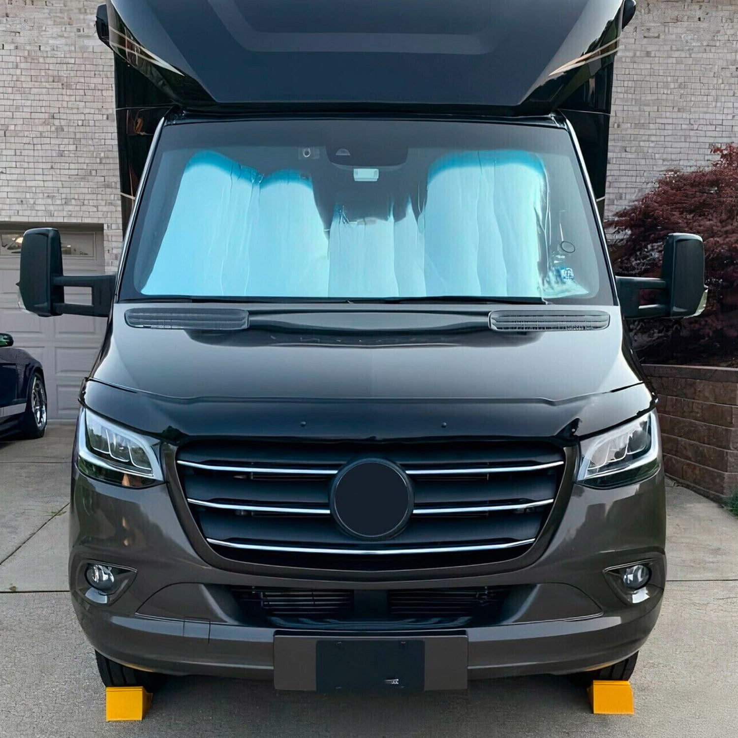 OMAC Auto Exterior Accessories Front Bug Deflector | Black Waterproof ...