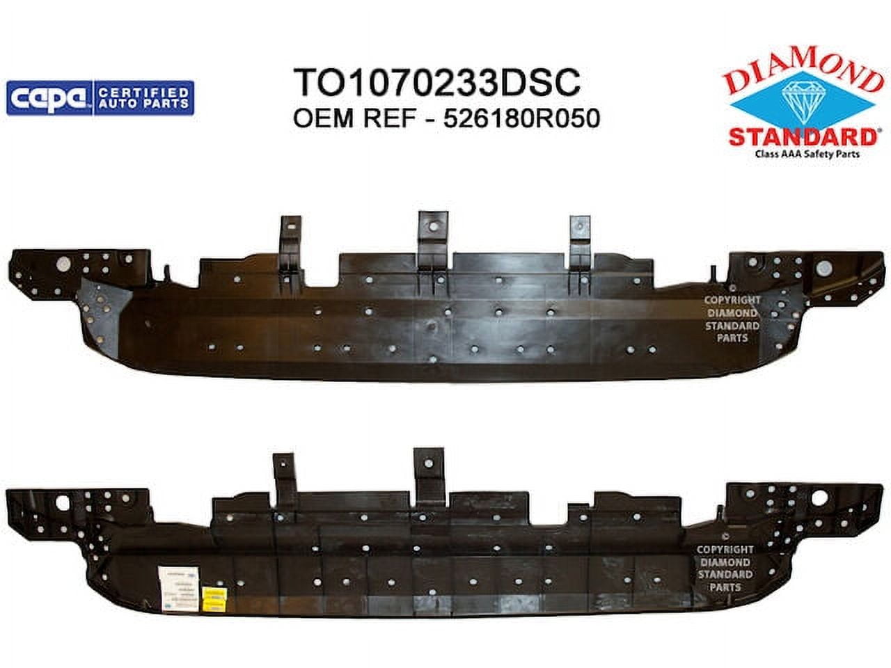 Front Bumper Absorber - Compatible with 2019 - 2024 Toyota RAV4 2020 ...