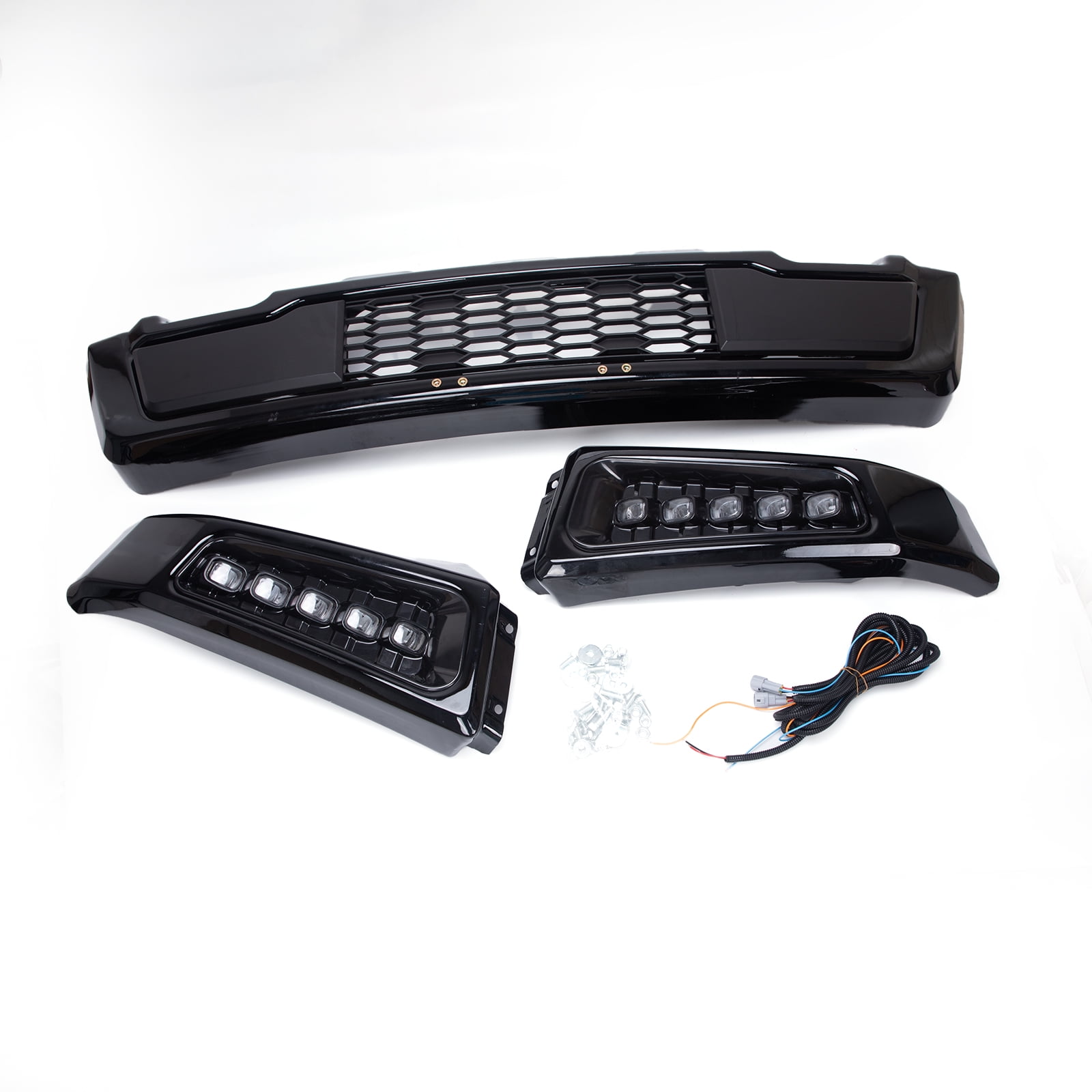 Front Bumper Assembly Raptor Model For 15-17 Ford F150 Black Steel ...