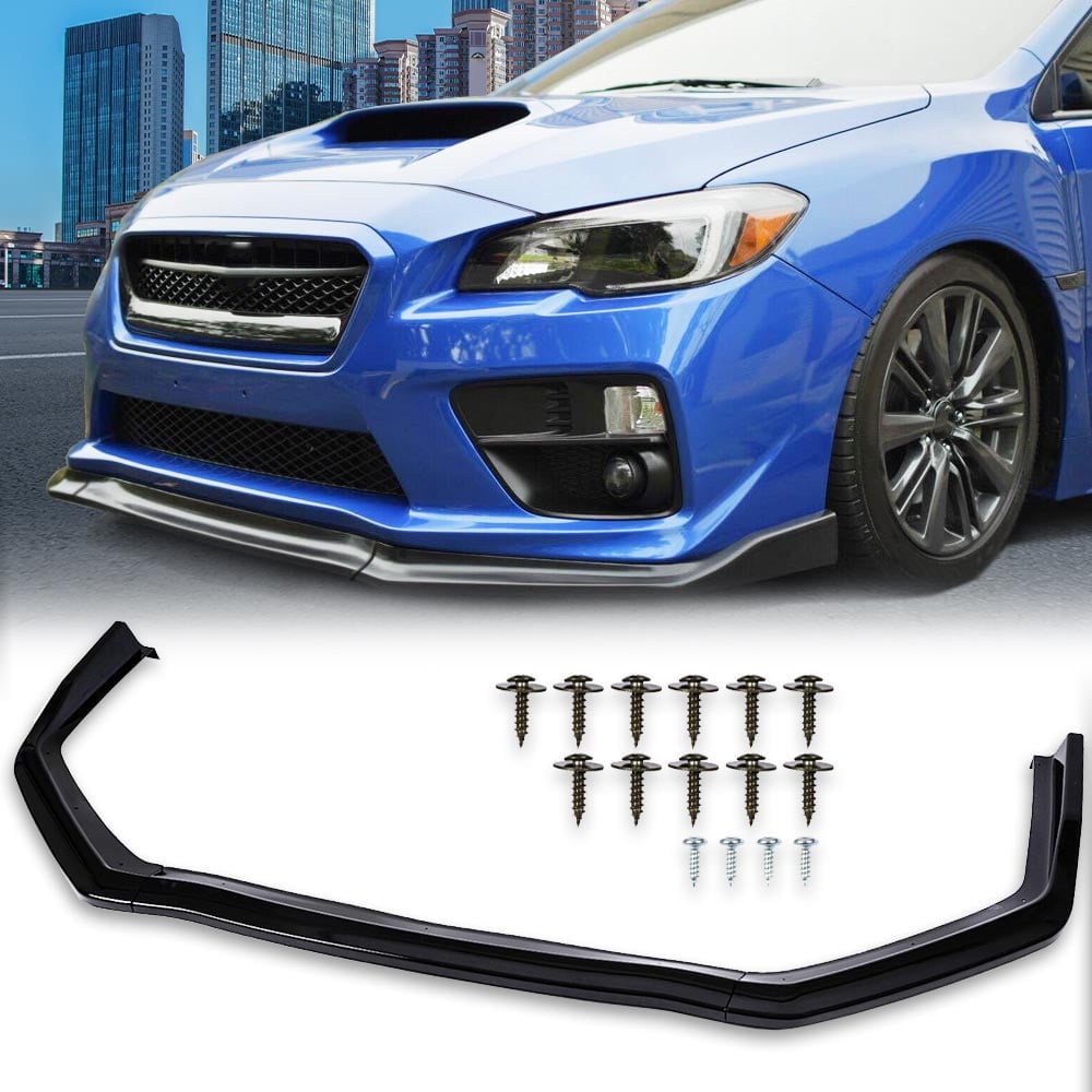 Front Bumper Body Lip 3Pc Fit For 15-20 Subaru WRX STi CS-Style Painted ...