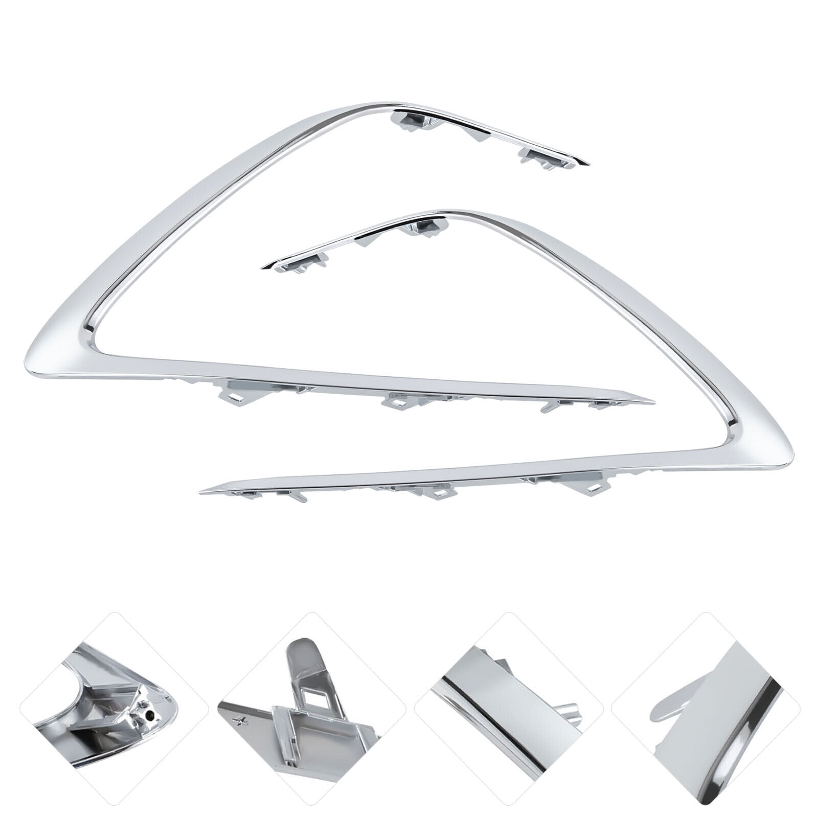 Front Bumper Chrome Trim Left Right Side for Toyota Camry XLE LE 2021 ...