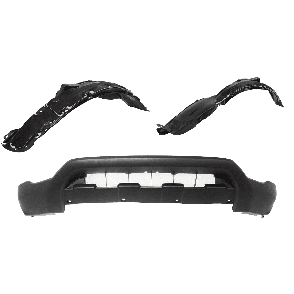 Front Bumper Cover & Fender Liner Kit for Honda CR-V 2010-2011 ...