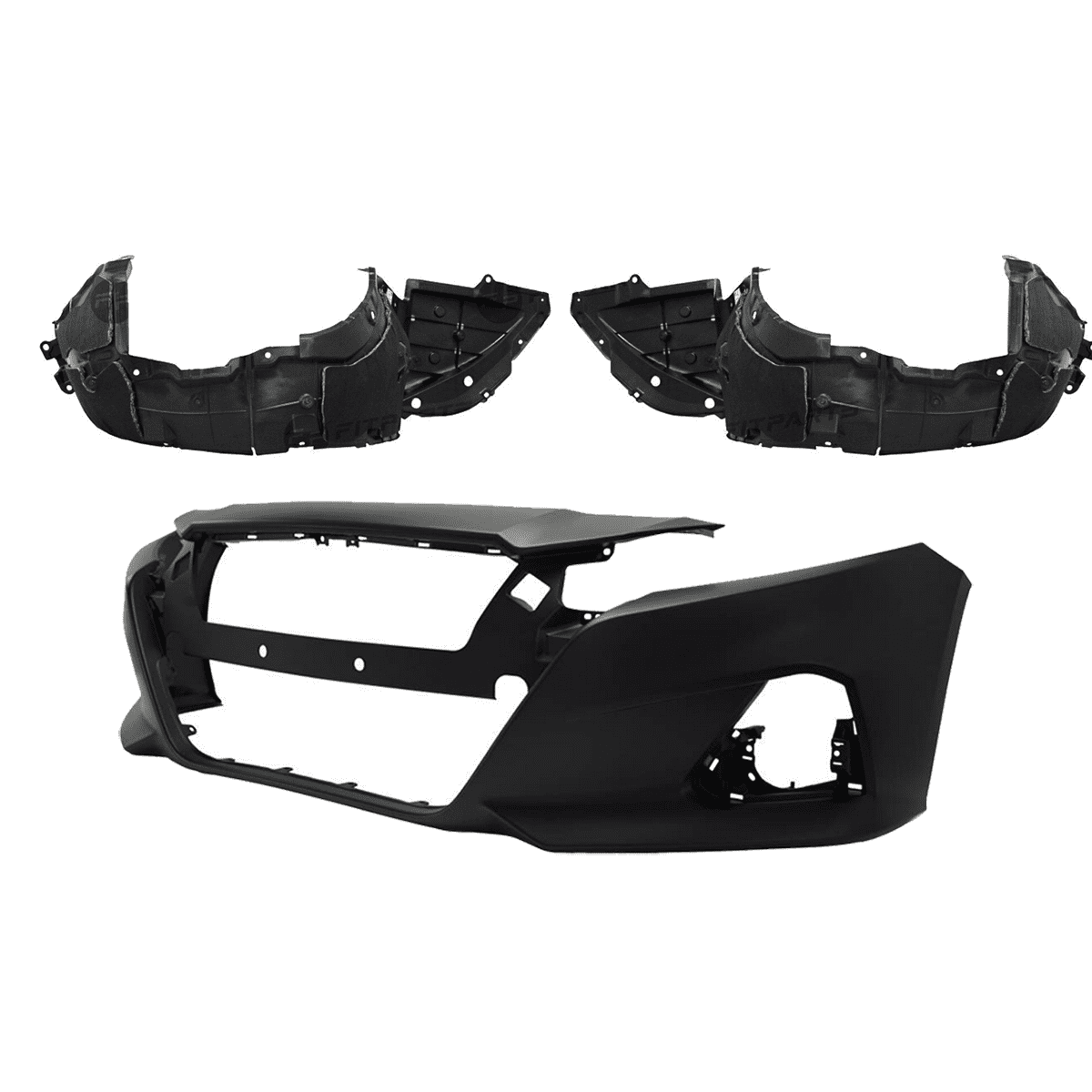 Front Bumper Cover & Fender Liner Kit for Nissan Altima 2019-2020 ...