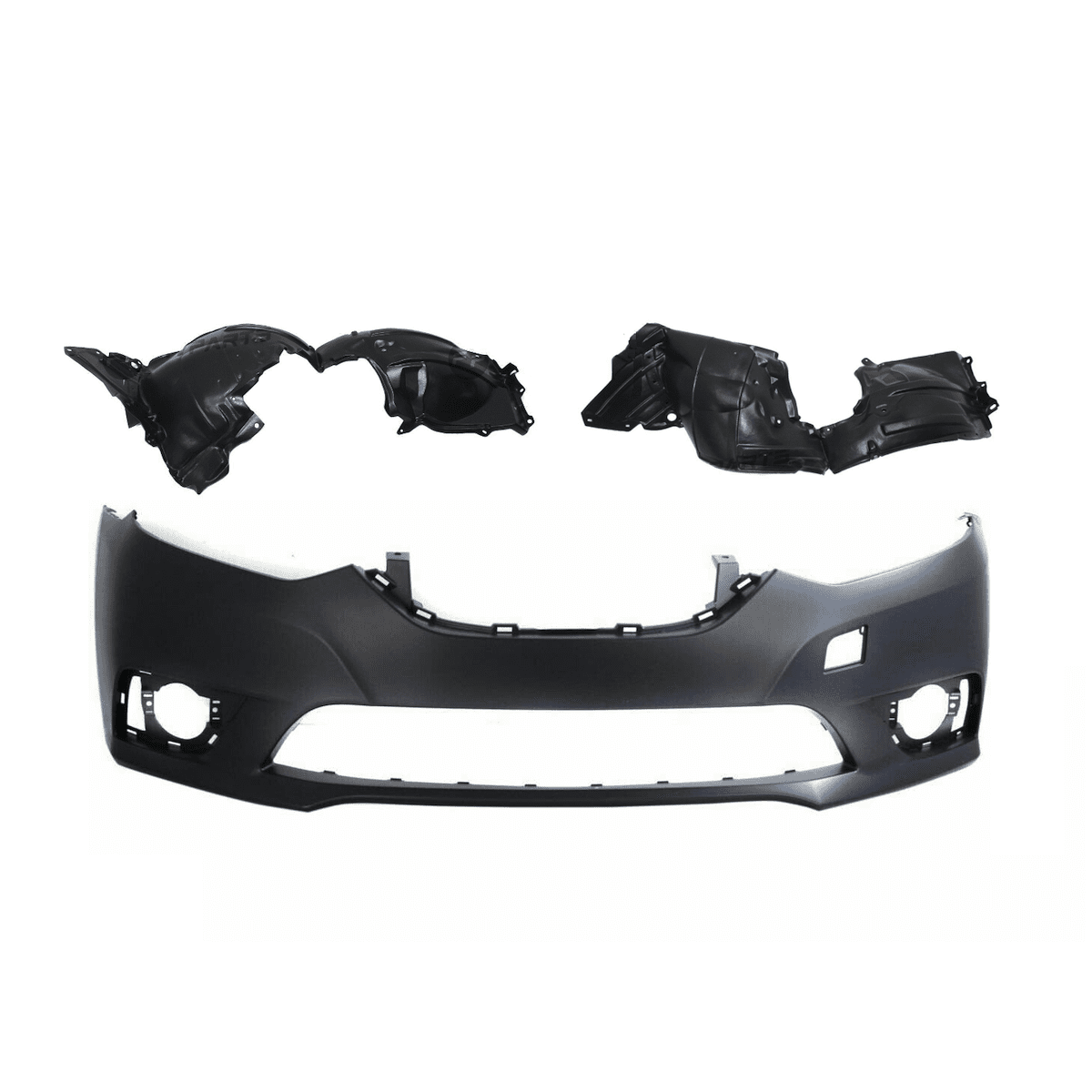 Front Bumper Cover & Fender Liner Kit for Nissan Sentra 2016-2019 ...