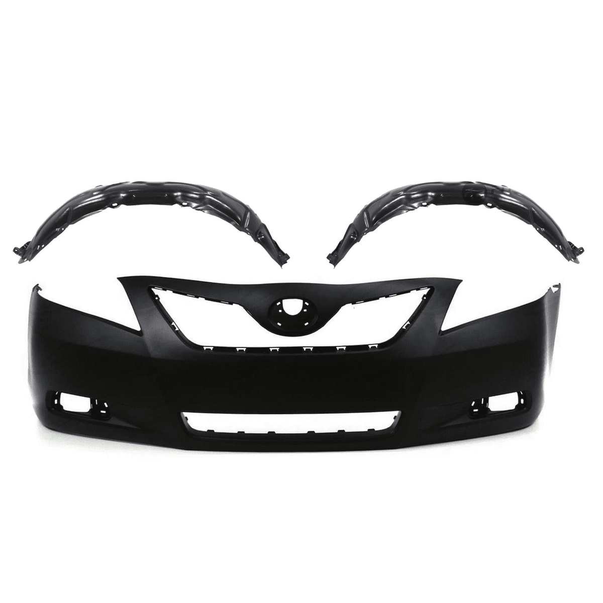 Front Bumper Cover & Fender Liner Kit for Toyota Camry 2007-2009 ...