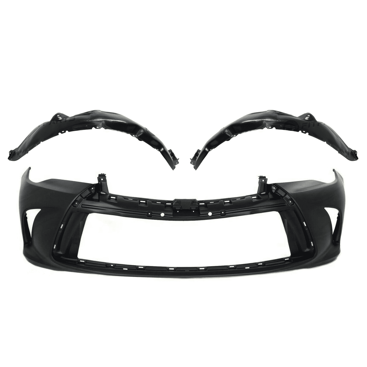 Front Bumper Cover & Fender Liner Kit for Toyota Camry 2015-2017 ...