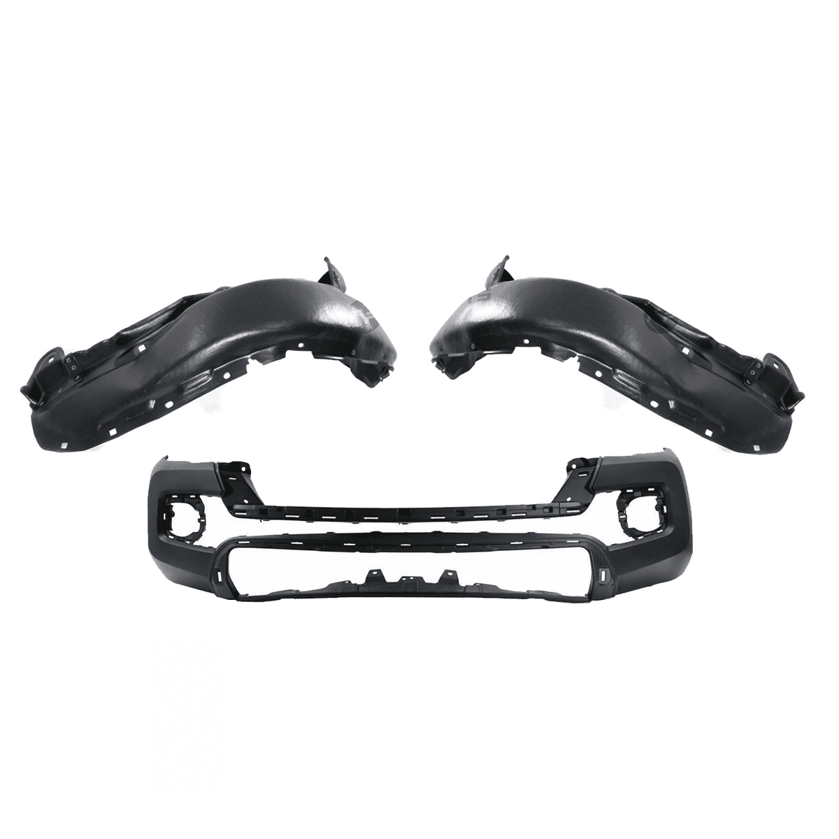 Front Bumper Cover & Fender Liner Kit for Toyota Tacoma 2016-2020 ...