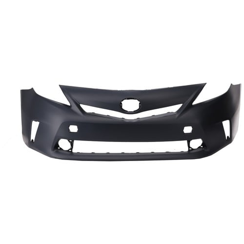 w/ Halogen headlight Primed Front Bumper Cover For 2012-2014 Toyota ...