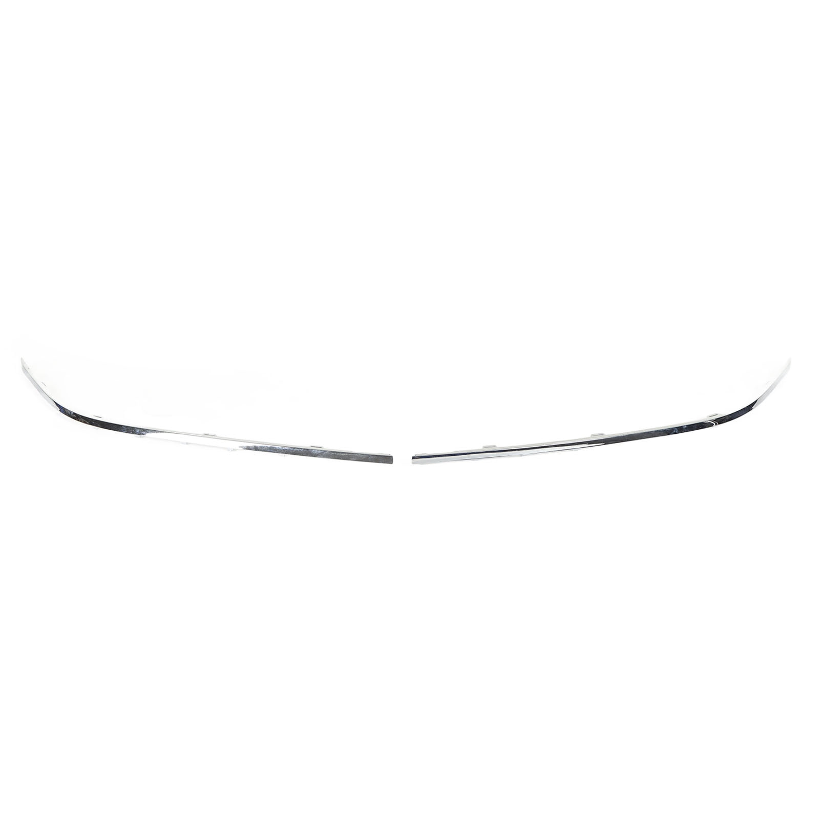 Front Bumper Cover Molding Chrome 51117135558 One Pair Bumper Face Bar ...