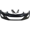 Front Bumper Cover Primed and Fog Lights Set For 2011-2013 Hyundai ...