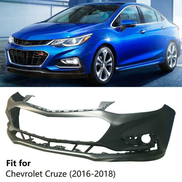 Front Bumper Cover Unpainted Fit for Chevrolet Cruze 2016 2017 2018 ...
