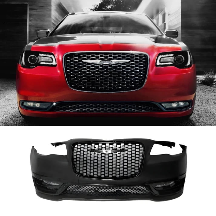 Front Bumper Cover W/ Grille Fits 15-23 Chrysler 300 S SRT Style No ...