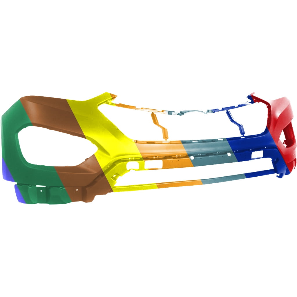 Front Bumper Cover for Hyundai Santa Fe 2013-2016 - Painted to Match ...