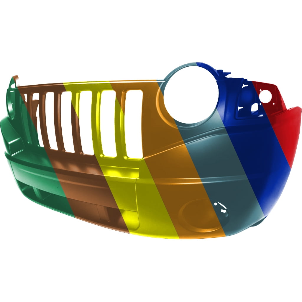 Front Bumper Cover for Jeep Compass 2007-2010 - Painted to Match - Fits ...