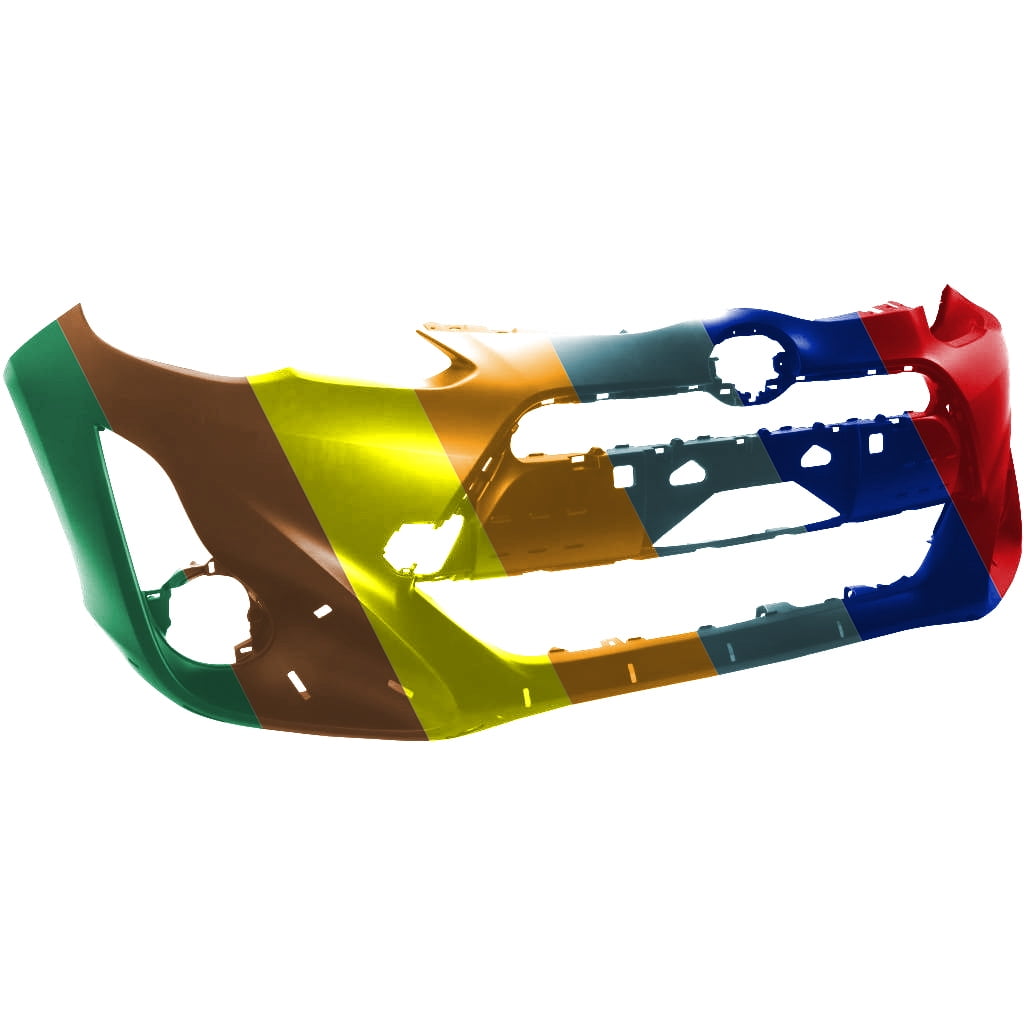 Front Bumper Cover for Toyota Prius C (1.5l) 2017 - Painted to Match ...